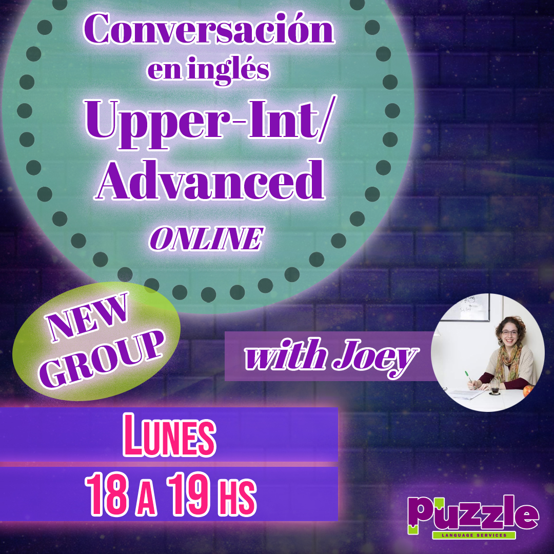 New conversation group – APRIL 2023 | Puzzle Language Services